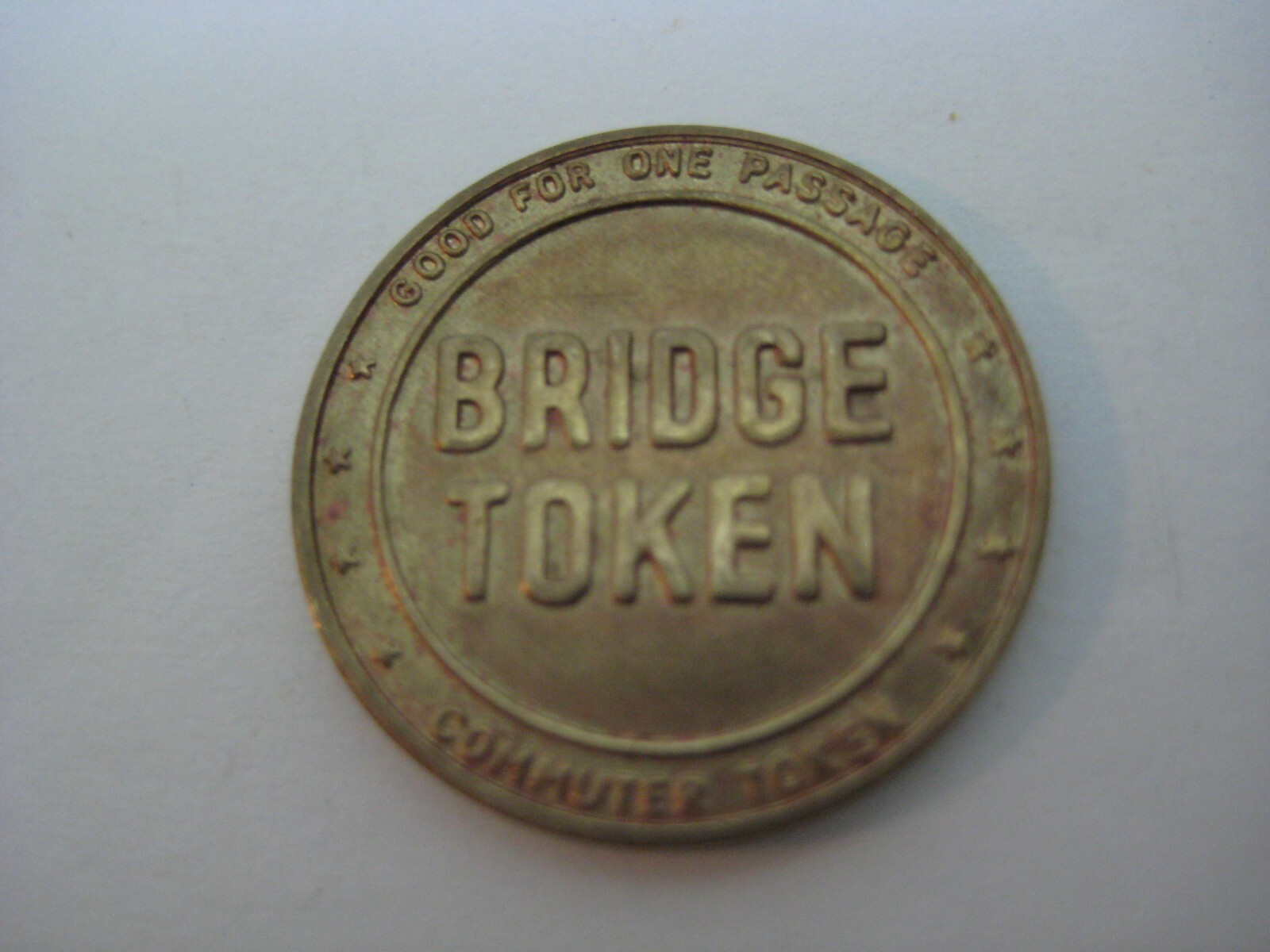 (9) Delaware River Joint Toll Bridge Commission Commuter Transit Tokens ...