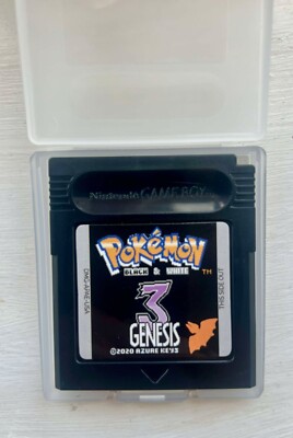 Pokémon Black & White 3 Genesis Nintendo Gameboy Color GBC Cartridge ...