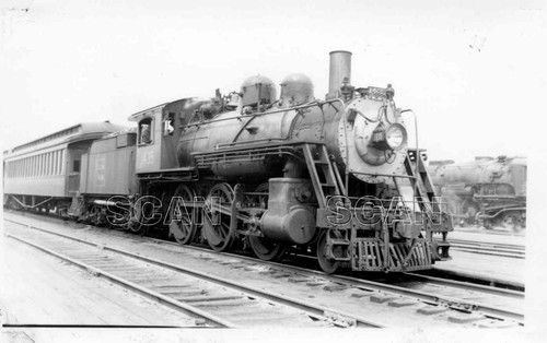 0B426 RP 1930s/70s BOSTON & MAINE RAILROAD 2-6-0 LOCOMOTIVE #1435 ...