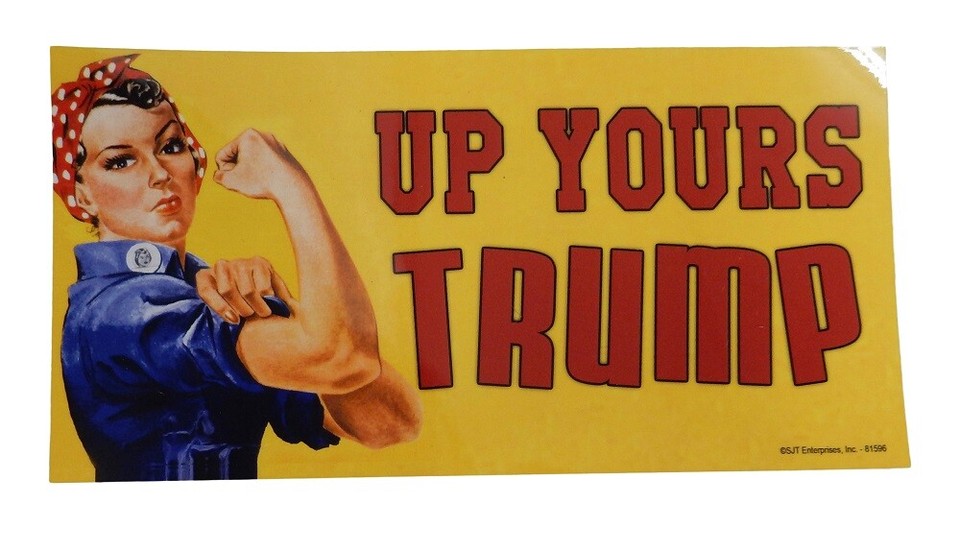 NEW! Anti Donald Trump Car Refrigerator Magnet Decal Funny Impeach Dump ...