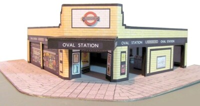 Kingsway, 00 scale, The Oval Underground station, ready-made. | eBay UK