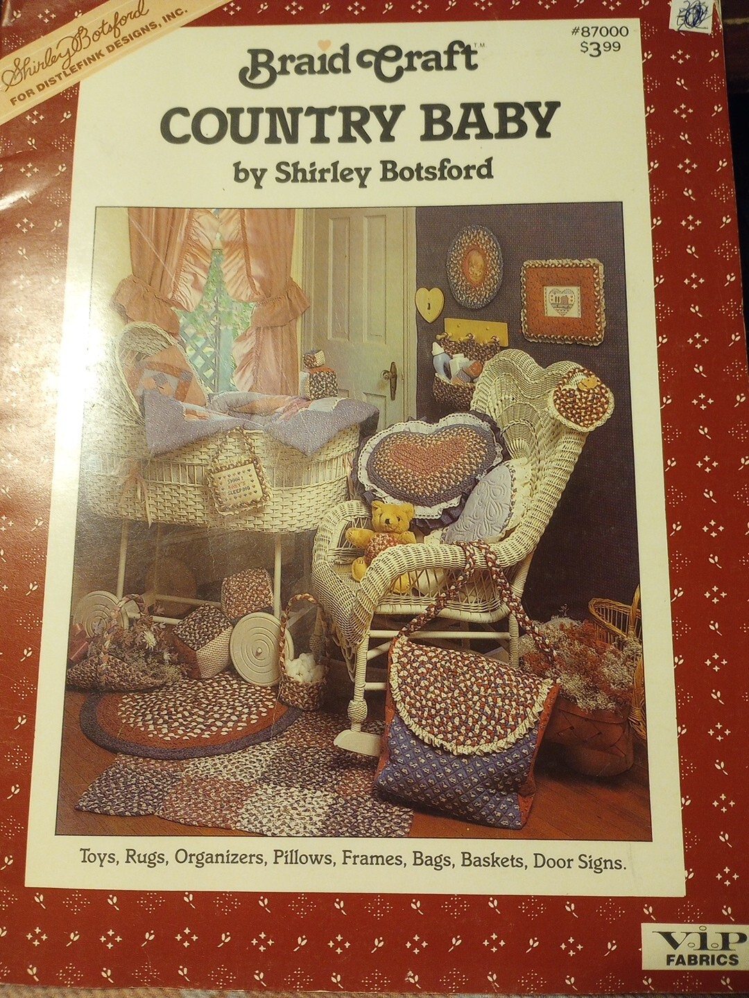COUNTRY BABY Toys Rugs Baskets ~ Shirley Botsford Braid Craft Booklet ...