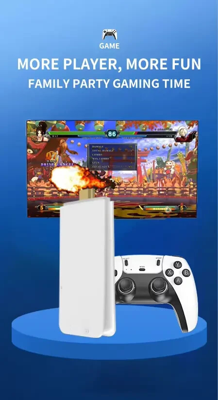 M15 Pro 4K Game Stick Console – 64GB/128GB with Wireless Gamepads ...