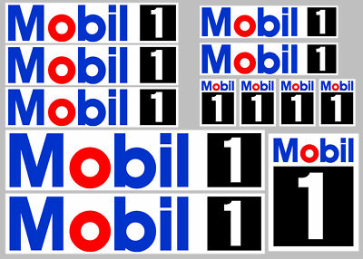 Mobil 1 Stickers/Decals - 12 High Quality Printed and Cut Stickers | eBay