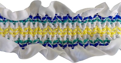 Simplicity Smocking Trim Smocked Elastic Sewing Decor 2.5” Wide BULK 5 ...