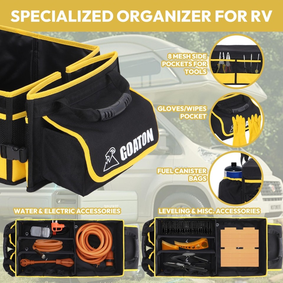 RV Organizer Storage, Collapsible RV Storage Organization for RV ...