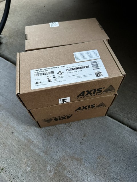 Axis T8124 High PoE 60 W Midspan 1-port for sale online | eBay