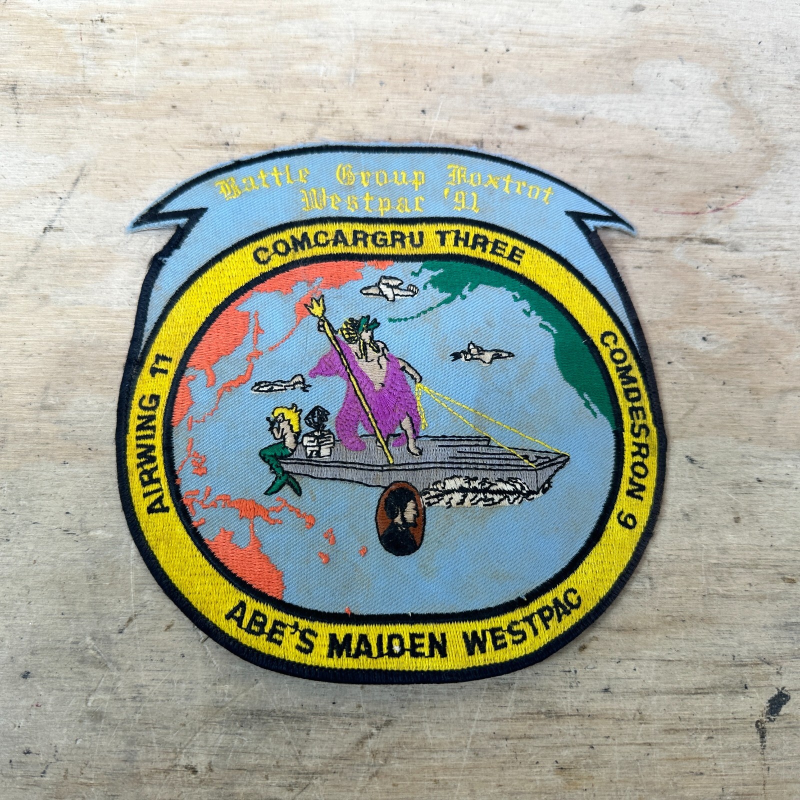 Battle Group Foxtrot Westpac '91 - Abe's Maiden Airwing 11 Comcargu ...