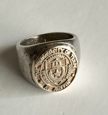 Sterling Silver And Gold University Of Texas Class Ring | eBay