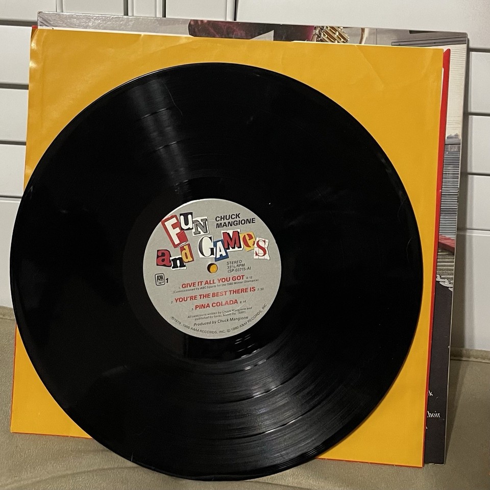 Chuck Mangione Fun and Games Vinyl Record LP A&M Vinyl VG+Exc Sleeve G ...