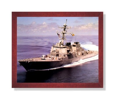 USS Cole Guided Missile Destroyer Military Picture Framed Art Print | eBay