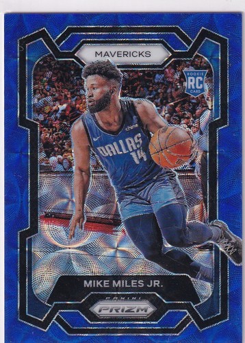Panini 2023-24 Prizm NBA Basketball 295 Mike Miles Jr. Rookie Blue ...