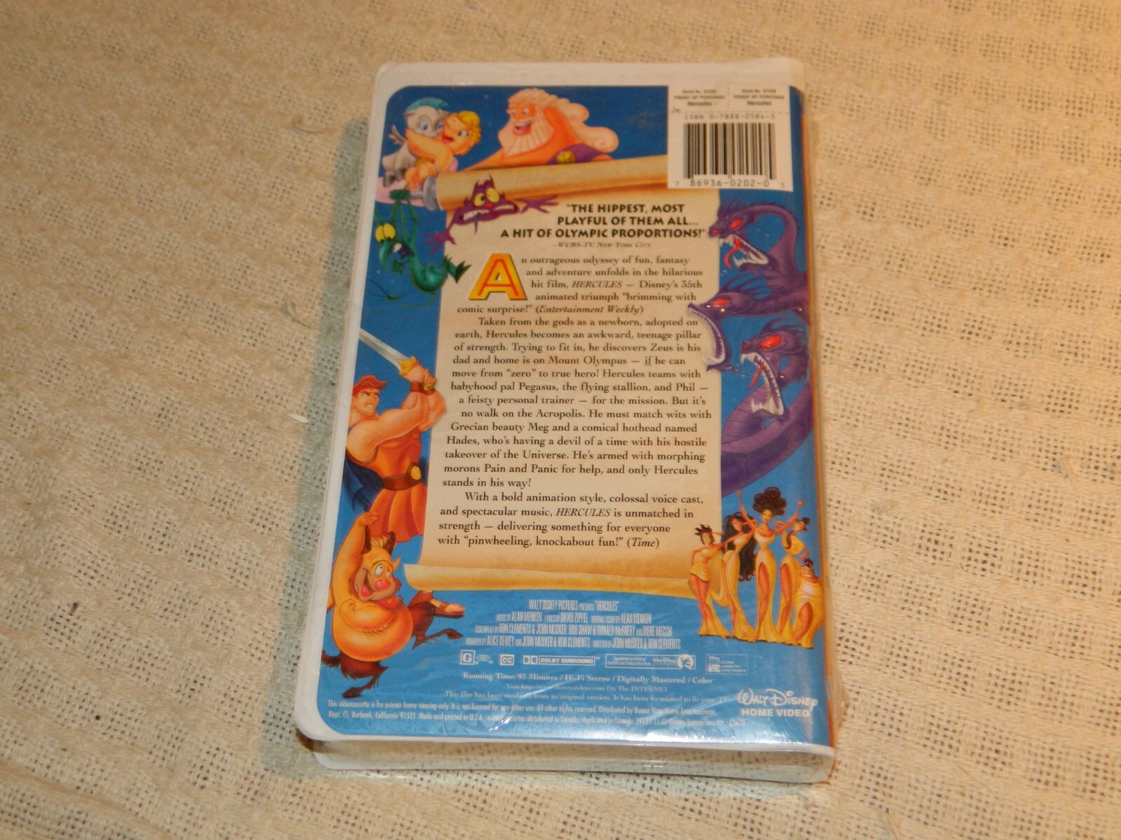 Hercules (VHS, 1998) Disney NEW 786936020205| eBay