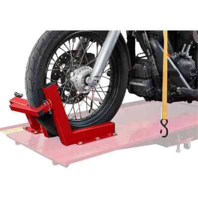 Universal Motorcycle Wheel Vise Stand Bike Tire Stop Wheel Chock ...