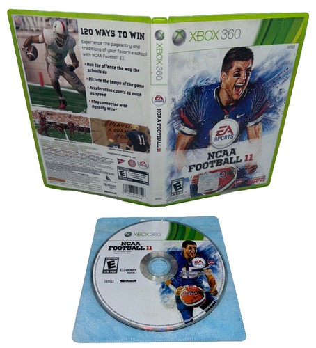NCAA Football 11 Microsoft Xbox 360 w/ Original Case Tested & Works | eBay