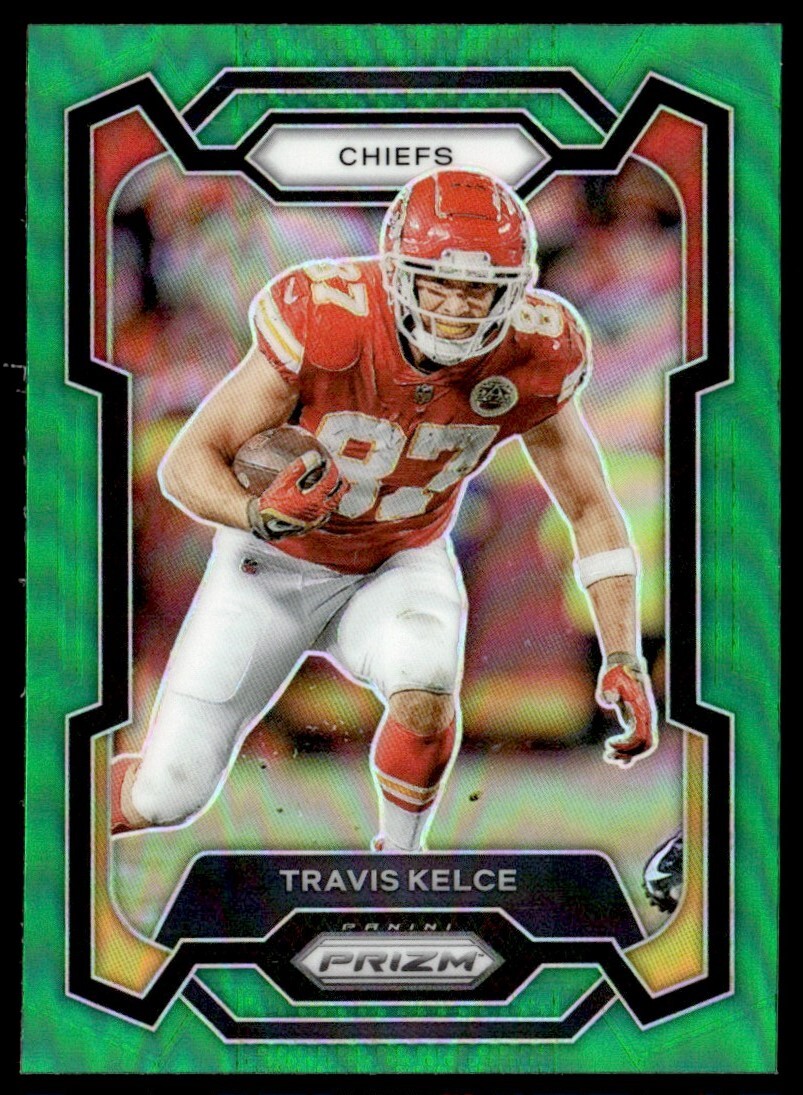 2023 Panini Prizm Green Travis Kelce Kansas City Chiefs #151 | eBay