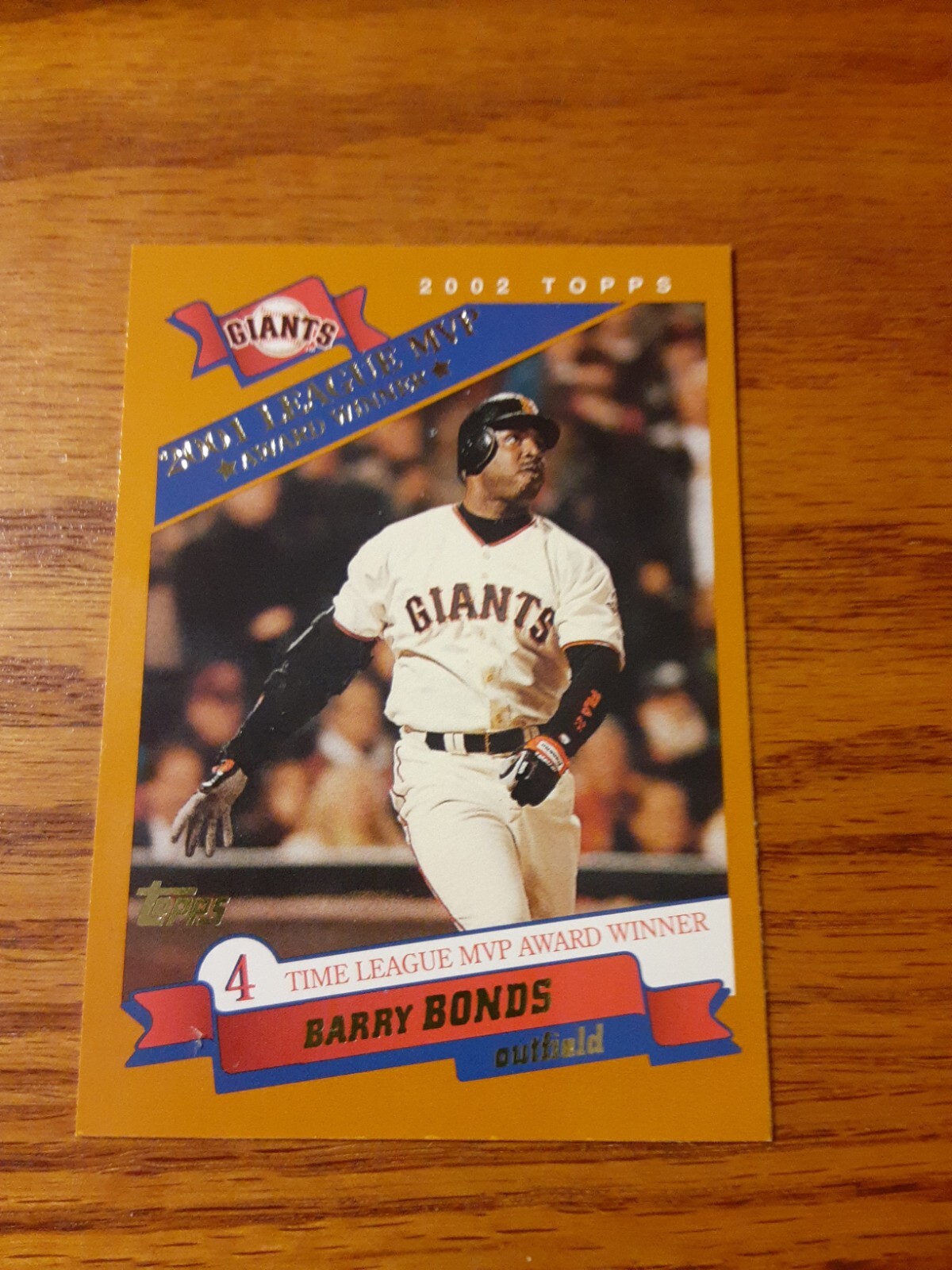 2002 Topps Barry Bonds #717 2001 MVP Award winner | eBay