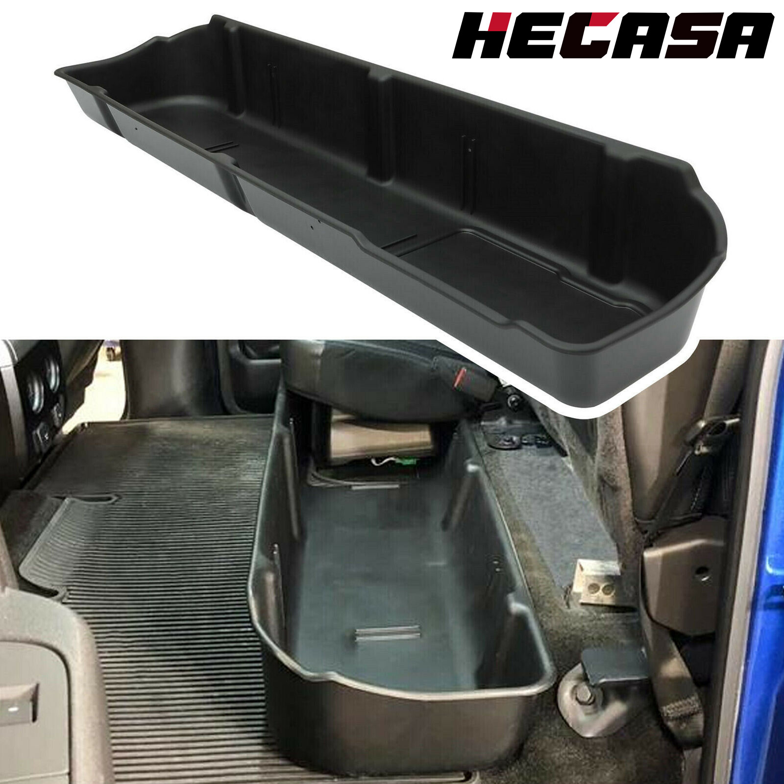 FOR 2009-2014 Ford F-150 Super Crew Cab Seat w/o Subwoofer Underseat ...