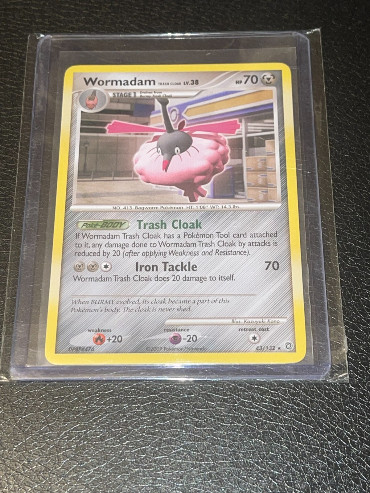 Wormadam Trash Cloak 43/132 - Rare Non-Holo Pokemon Secret Wonders NM ...