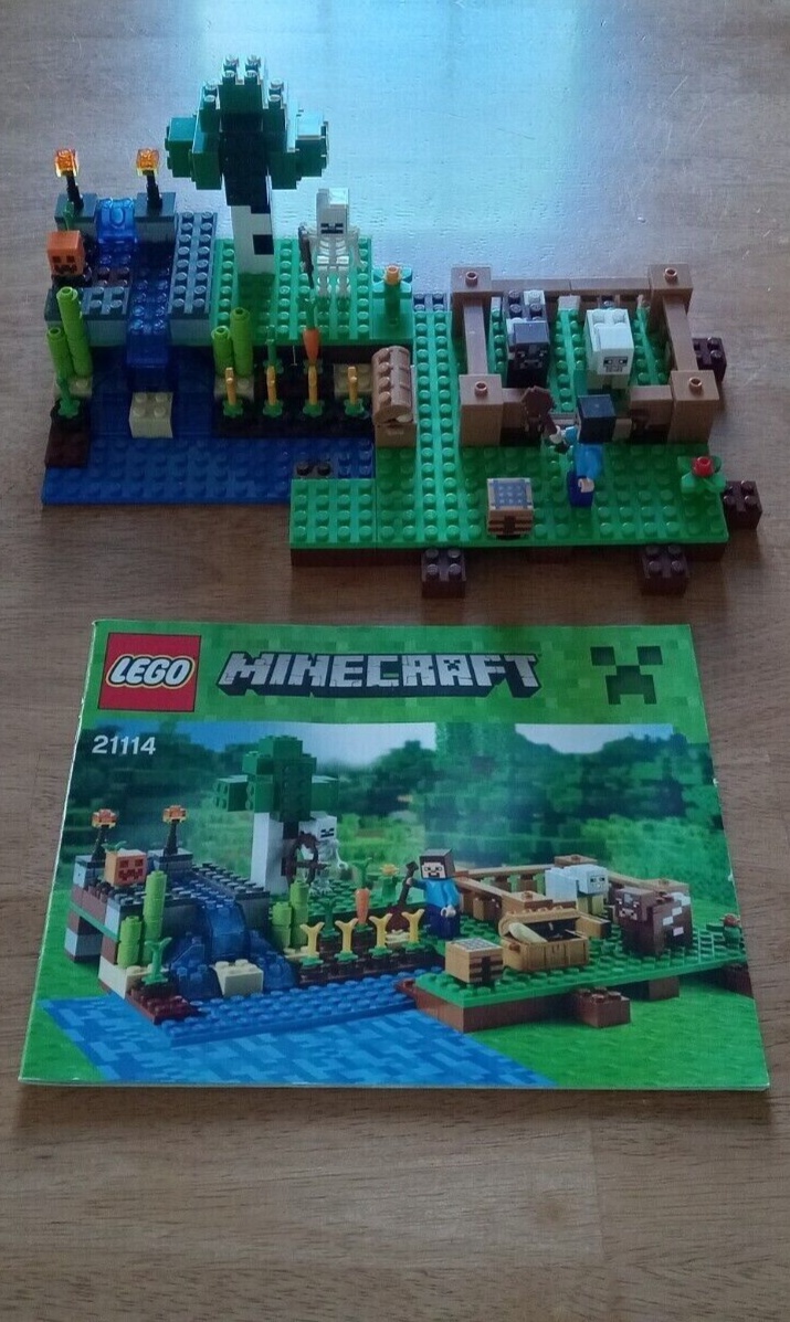 Lego Minecraft complete set-21114 The Farm 100% Complete with manual | eBay