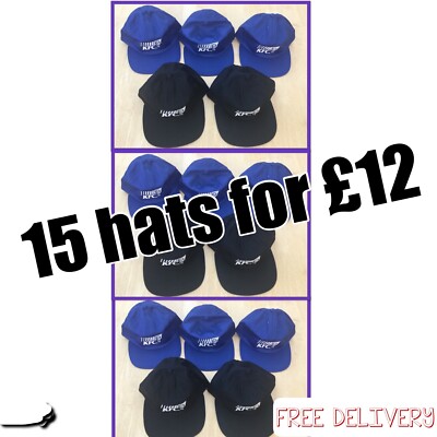 Genuine kentucky fried chicken KFC hat baseball caps 15 hats BLUE ONLY ...