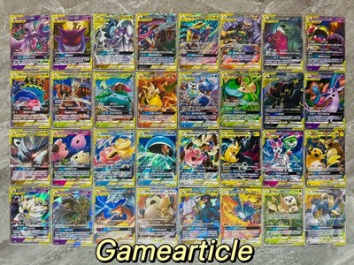 Pokemon TCG Chinese TAG TEAM GX Cards Lot 32 pieces Sun&Moon RR HOLO | eBay