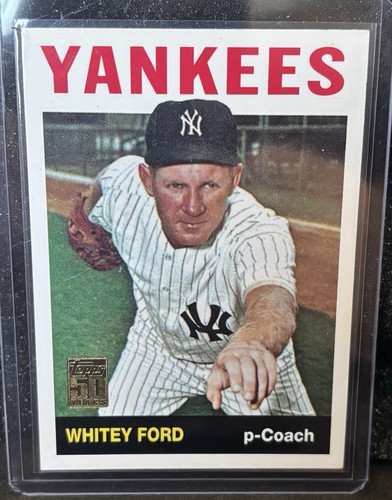 2001 Topps Through The Years Reprints #18 Whitey Ford NY Yankees ...