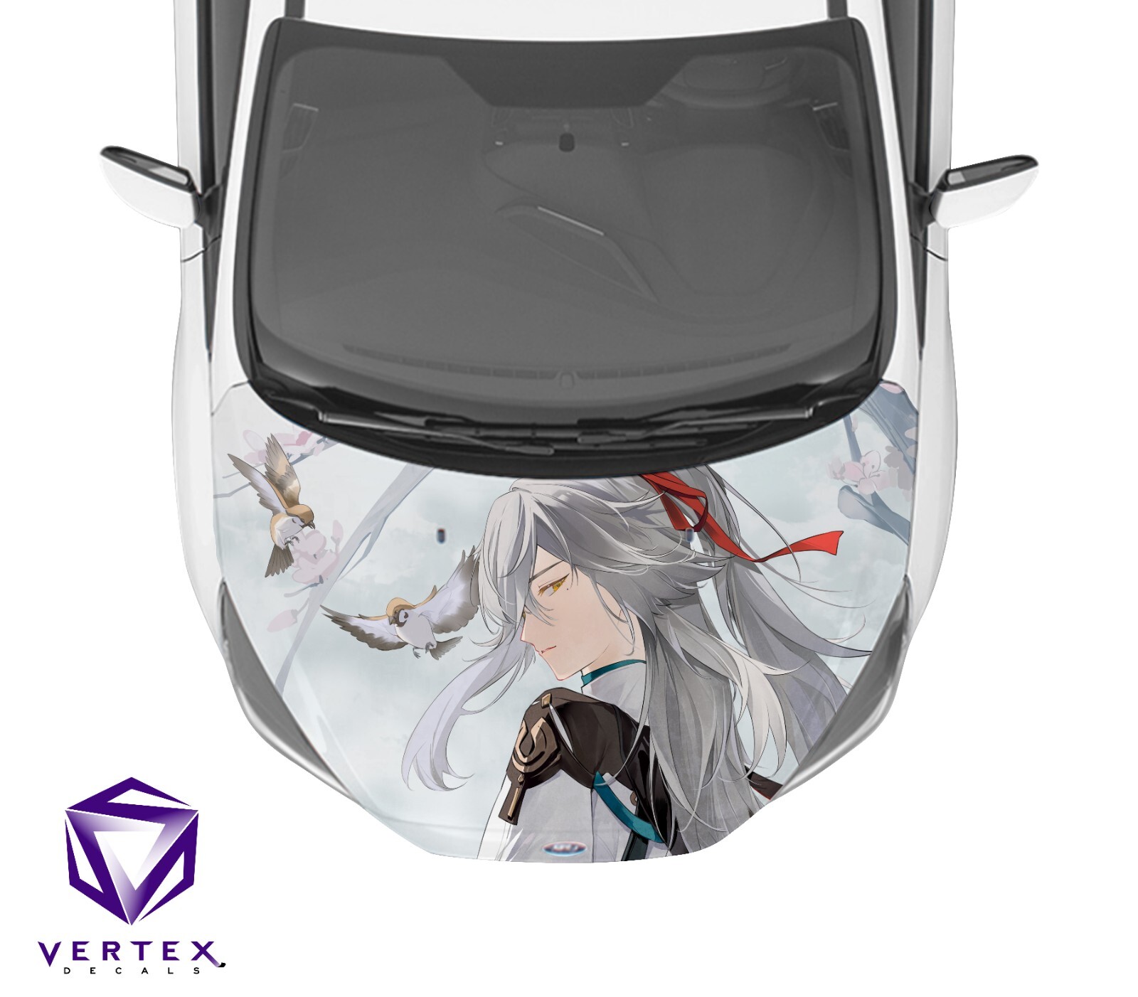 Jin Yuan Honkai Star Rail Anime Hood Wrap Weatherproof Vinyl Decal 50 X ...