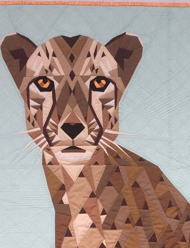 The Cheetah Abstractions Quilt Pattern by Violet Craft | eBay