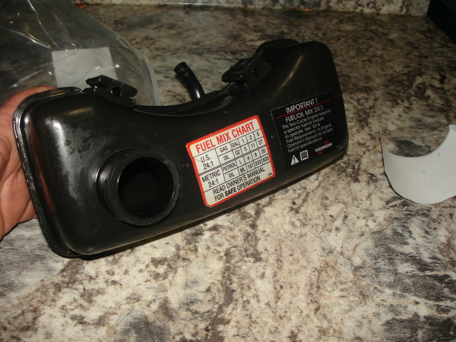 Jiffy Model 30 gas fuel tank engine # av520 ice auger part bin 422 | eBay