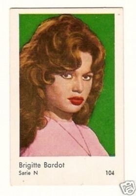Brigitte Bardot - Scarce 1960s Movie Star Card #N104 | eBay