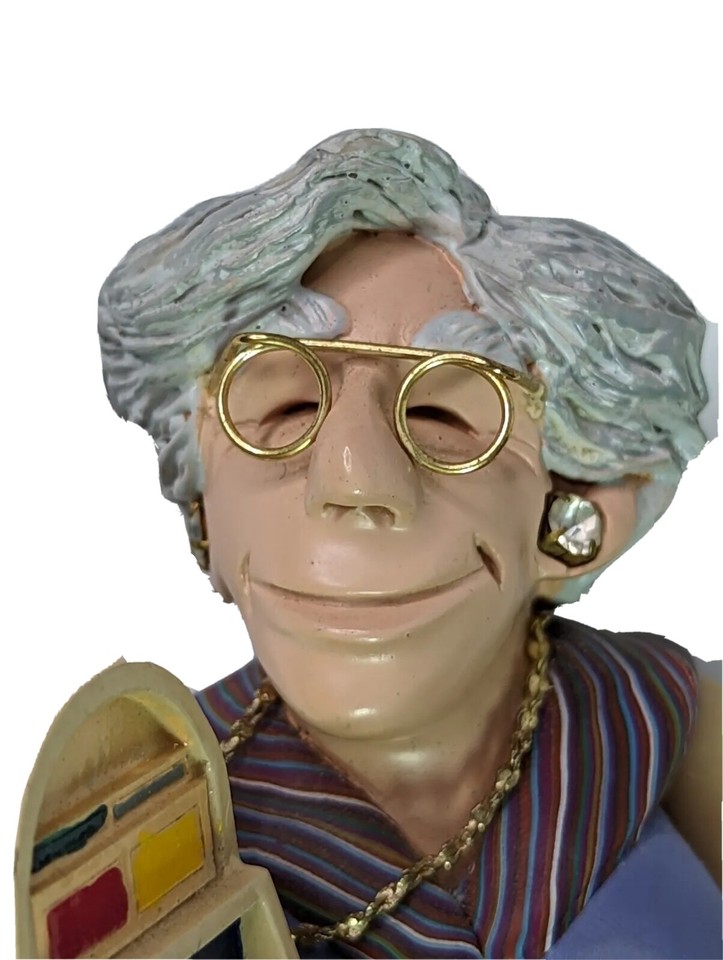 D Manning Gambling Grandma Figurine Shelf Sitter Casino Slot Machine ...