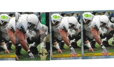 NEW ENGLAND PATRIOTS PENN STATE 4 TODD RUCCI ROOKIE FOOTBALL CARDS | eBay