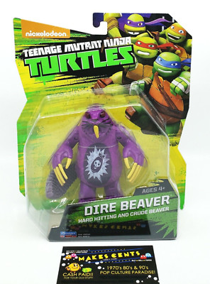 Teenage Mutant Ninja Turtles Dire Beaver Sealed Figure Playmates - NEW ...