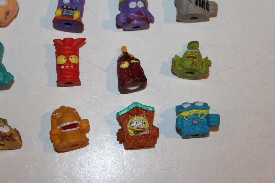 20 Grossery Gang Trash Pack Lot Moldy Apple Peach Taco Clock Fruit ...