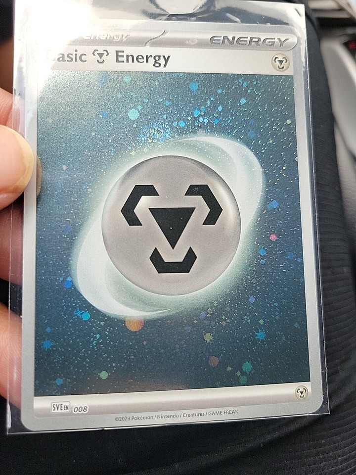 Basic Metal Energy SVE 008 Cosmo Holo Pokemon Scarlet & Violet 151 1 ...