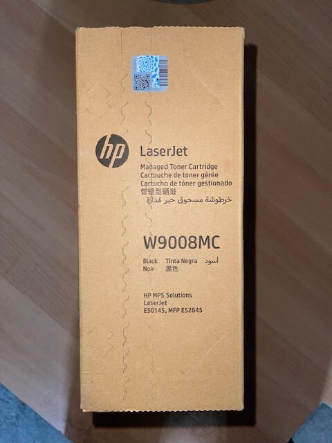 HP W9008MC High Yield Black Managed Original LaserJet Toner Cartridge ...
