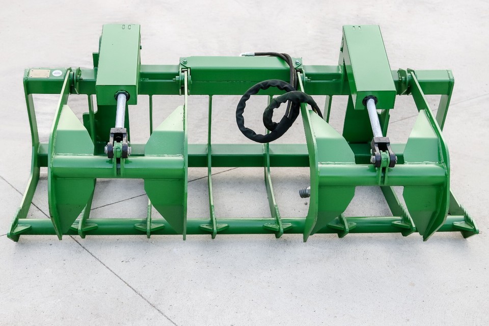 66" JOHN DEERE BRUSH GRAPPLE PIN STYLE QUICK ATTACH GRAPPLE BUCKET-FREE ...