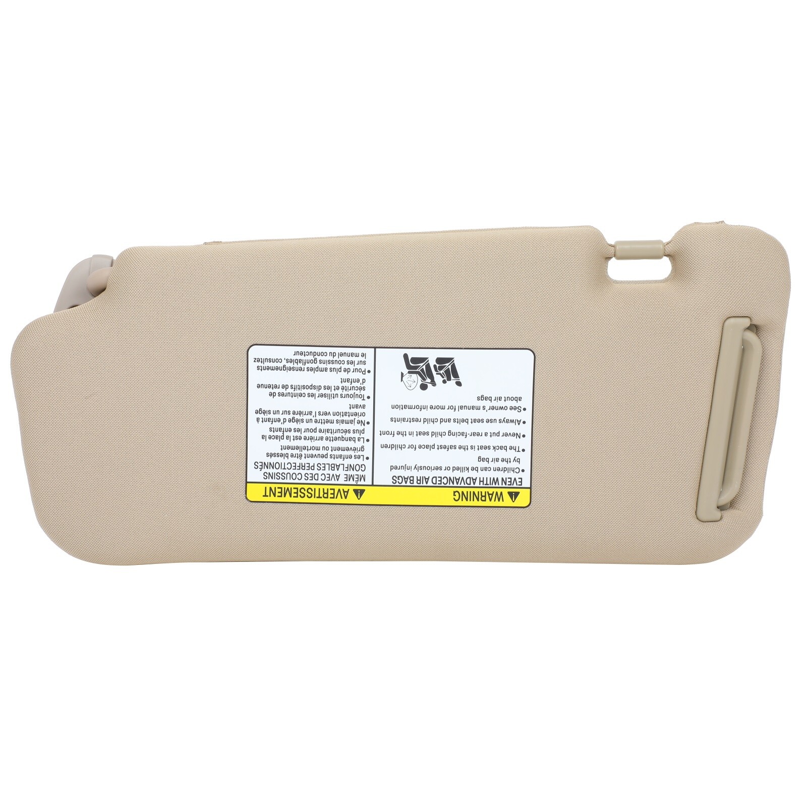 Passenger Sun Visor Beige For 2009-2014 Nissan Murano 4-Door 3.5L V6 ...