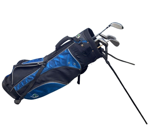 Beginner Golfing Set - Golf Bag w/ 6 Golf Clubs by MG w/ Irons & Driver ...