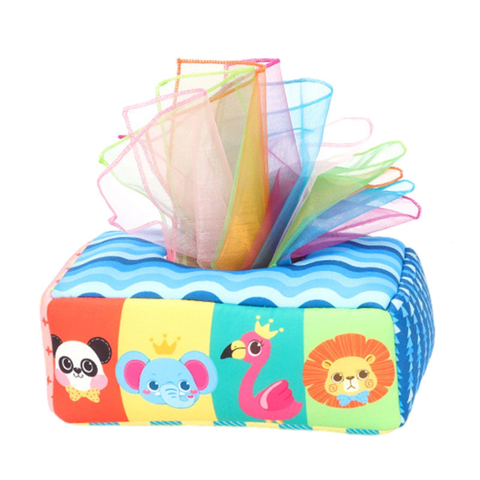 Tissue Box Pull Toy Funny Baby Toy Preschool Creative for Infant ...