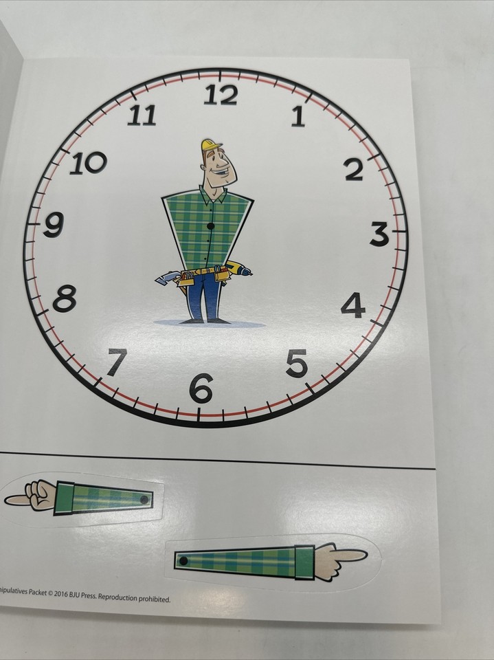 BJU Math 2 Student Manipulatives Packet, Bob Jones 2nd Grade (4th ...