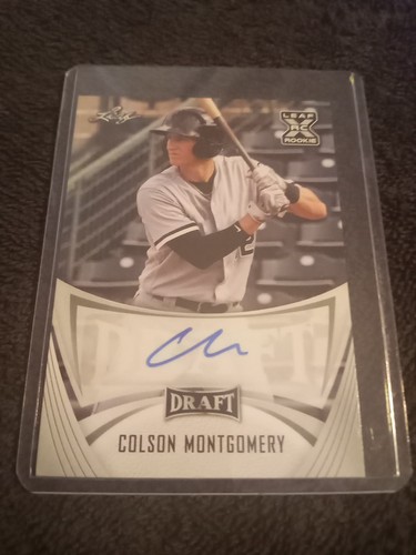 2021 Leaf Draft Colson Montgomery Baseball Auto Rookie Card | eBay