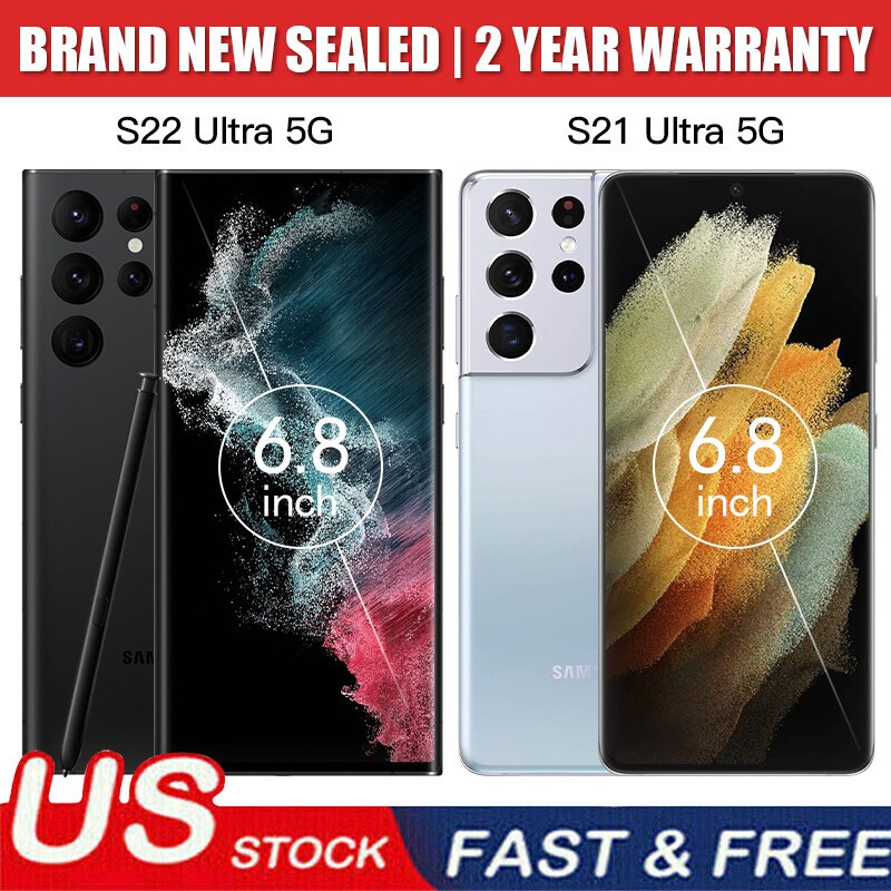 NEW Sealed Box Samsung Galaxy S22 Ultra/S23 Ultra/S24 Ultra 5G Unlocked ...