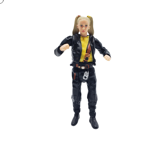 Spy Kids Movie Gerti Giggles Action Figure 3 in Yellow Top Miramax 2002 ...