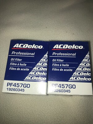 AC Delco PF457GO Engine Oil Filter (2-Pack) NEW | eBay