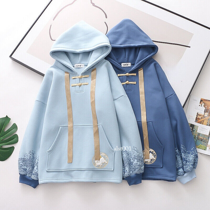 Lady Girl Hooded Sweatshirt Hoodies Top Bunny Rabbit Cute Wave Japanese ...