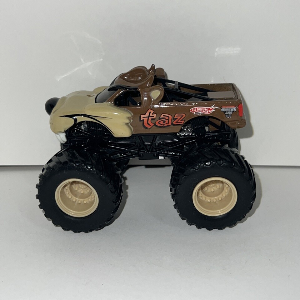 Monster Jam TAZ Brown Rims Hot Wheels 1:64 LOONY TOONS 746775117252| eBay