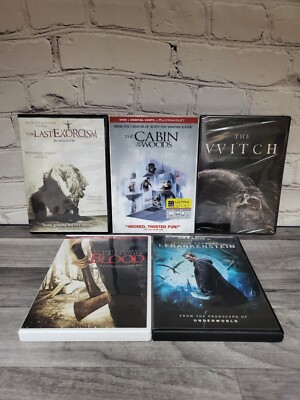 Lionsgate Horror DVD Lot Cabin in the Woods Frankenstein Blood Exorcism ...