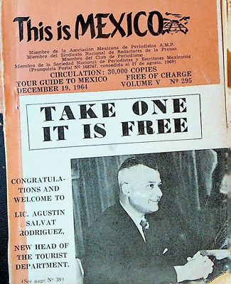 This is Mexico Tourist Guide December 19 1964 Oaxaca Festivals | eBay